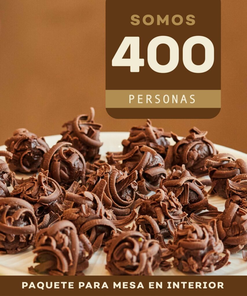 Paquete para eventos de 400 personas - Chokolat